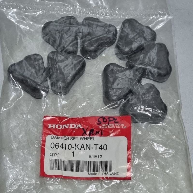 Honda Xrm110/125 Wave125 Hub Damper Rubber Rear (Genuine) | Shopee ...