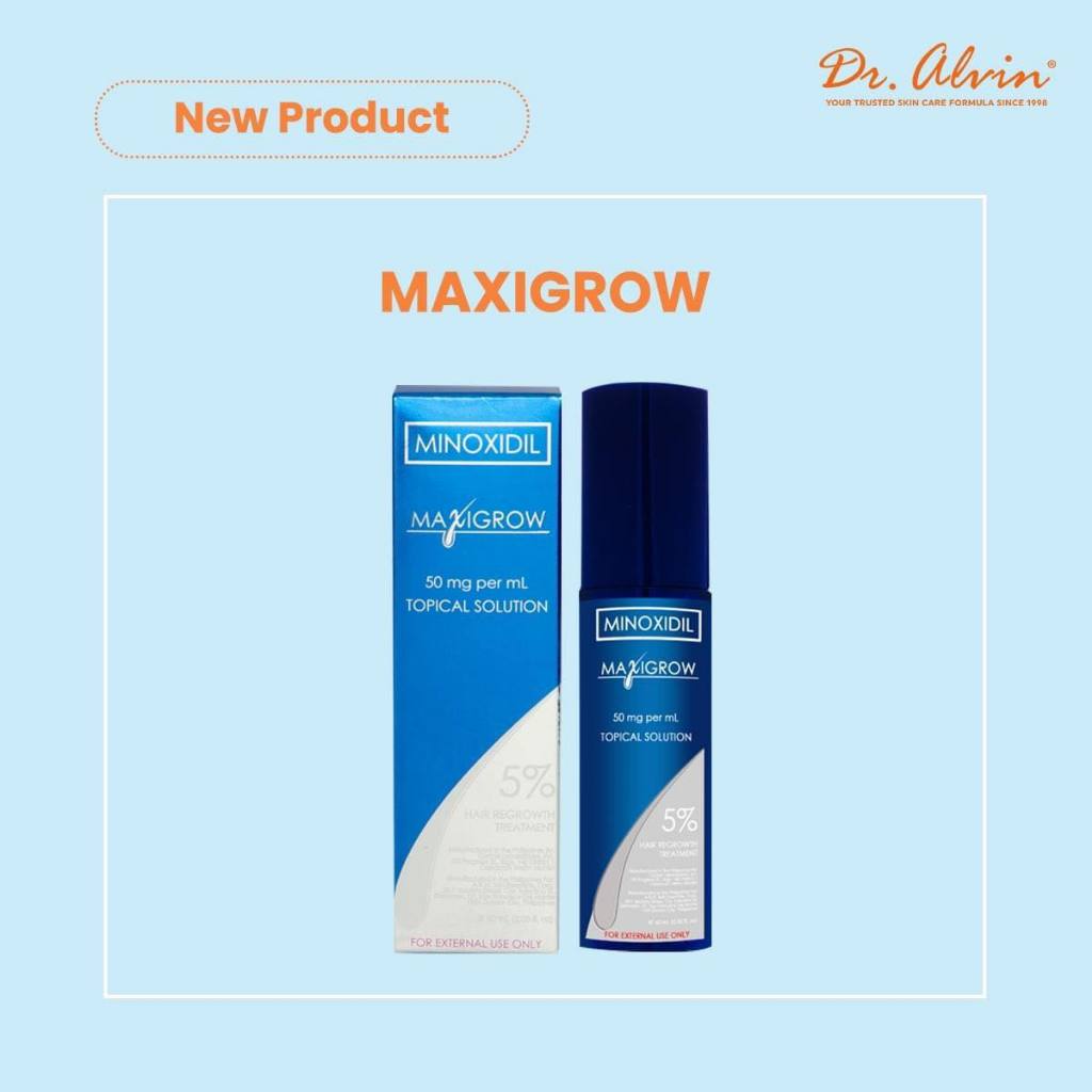 Dr.Alvin Minoxidil MaxiGlow Topical solution hair Treatment | Shopee ...