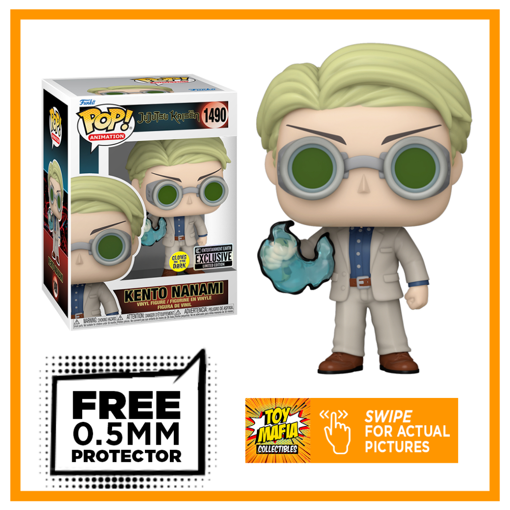 Kento Nanami Glow In The Dark - Jujutsu Kaisen Funko Pop! Entertainment ...