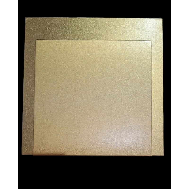 12X12 inches SQUARE CAKE BOARD GOLD MATIGAS (2.5mm THICKNESS) | Shopee ...