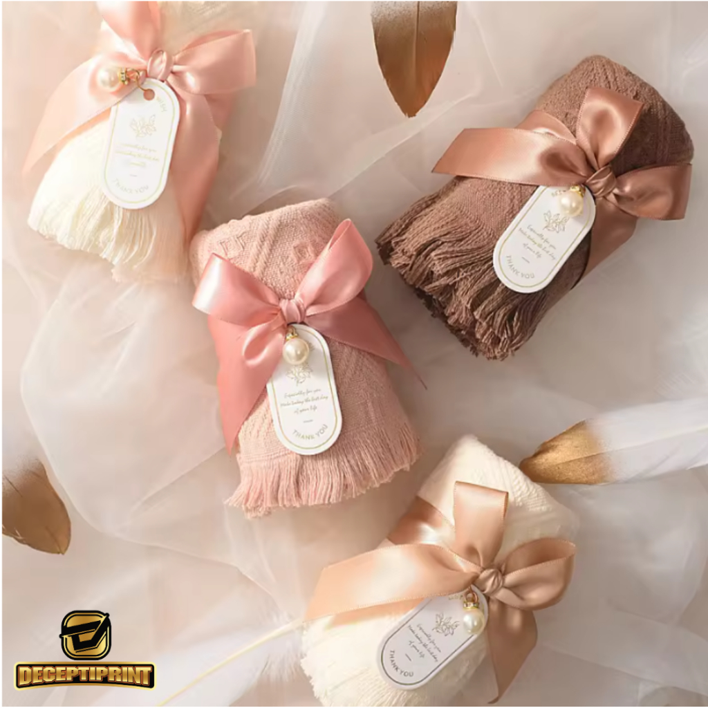 Boho bridesmaid gift tassel Towel Set 35*75cm Wedding Souvenirs Towel ...