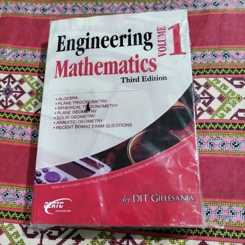 Engineering Mathematics vol 1(3rd edition) | Shopee Philippines