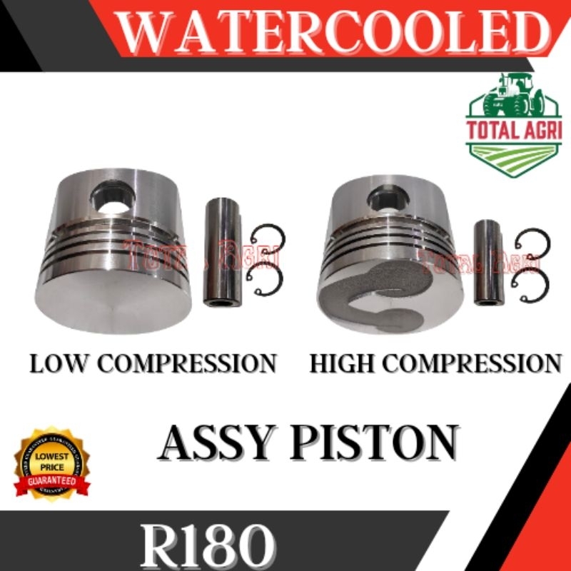 Assembly Assy Piston High Compression Low Compression R180 Watercooled ...