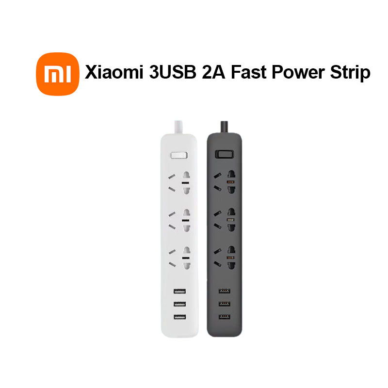 Xiaomi Mijia Power Strip 3 USB Ports 5V2A Smart Fast Charging Standard ...