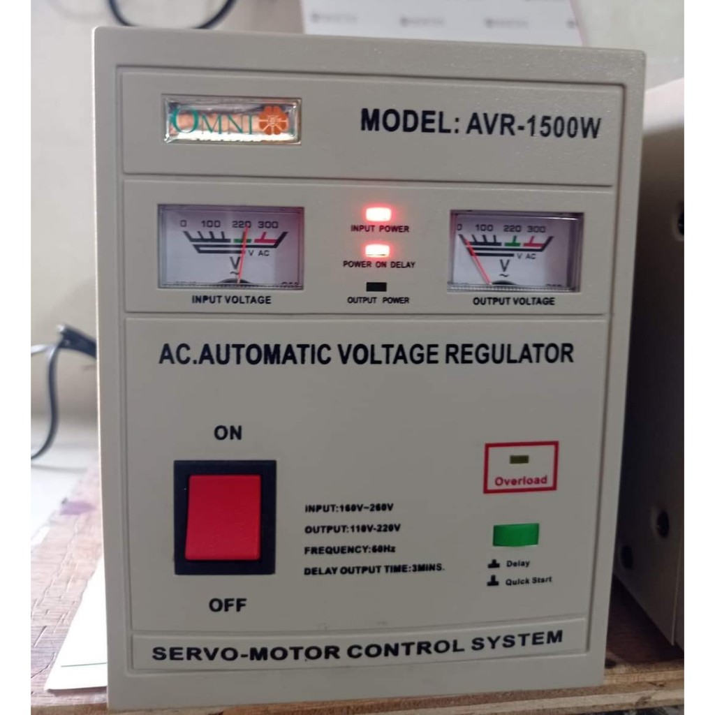 Omni Original AVR Servo-Motor Control System Automatic Voltage ...