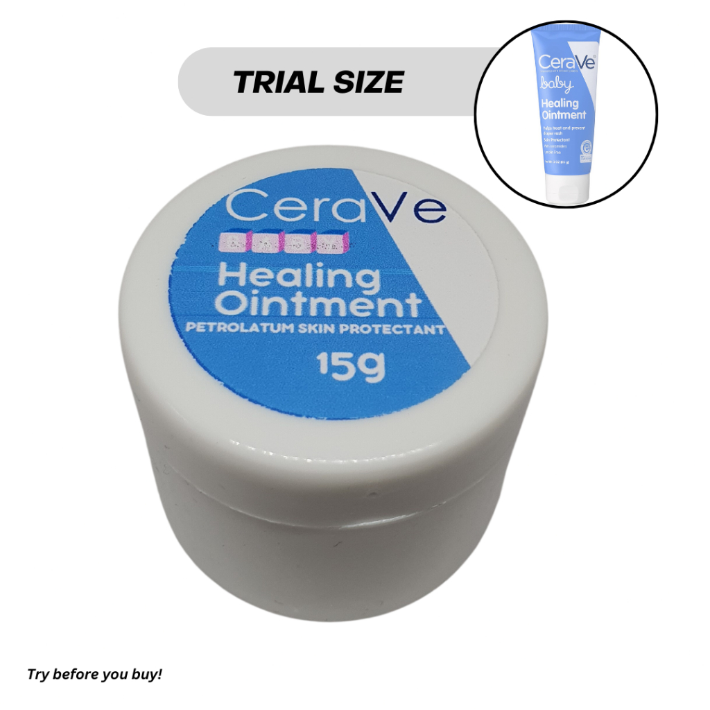 TRIAL SIZE CeraVe Healing Ointment for Baby Diaper Rash Cream 15g ...