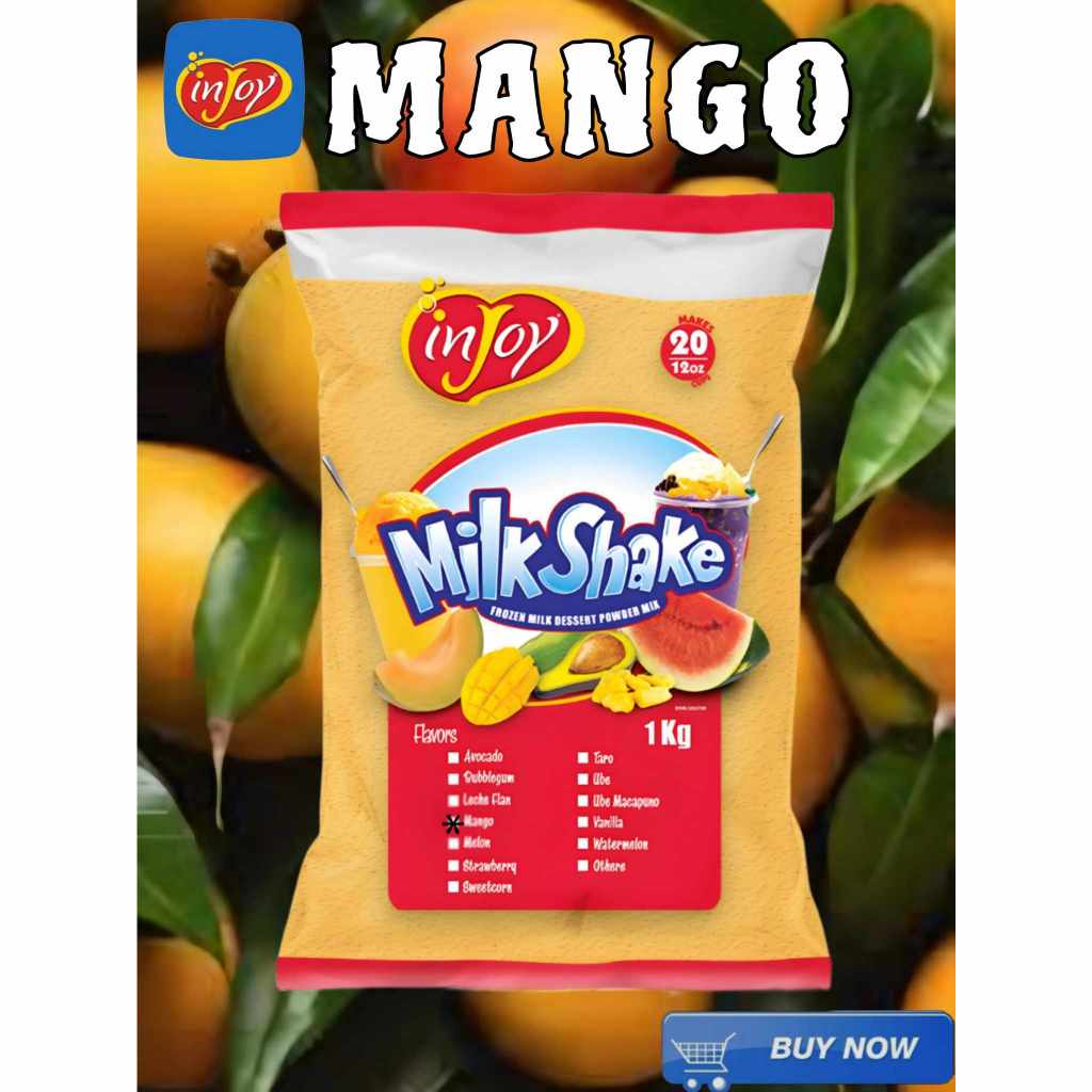 Limited SALE!!!InJoy Mango Milkshake Powder 1Kg | Shopee Philippines