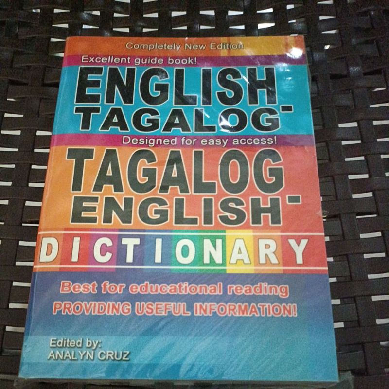 English tagalog-Tagalog English Dictionary. | Shopee Philippines