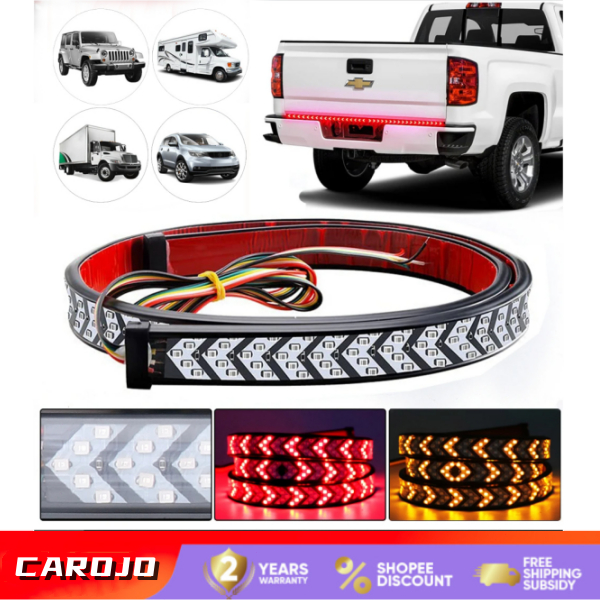 1PCS LED Truck Tailgate Light Bar Running 12V 24V Brake Red Turn ...