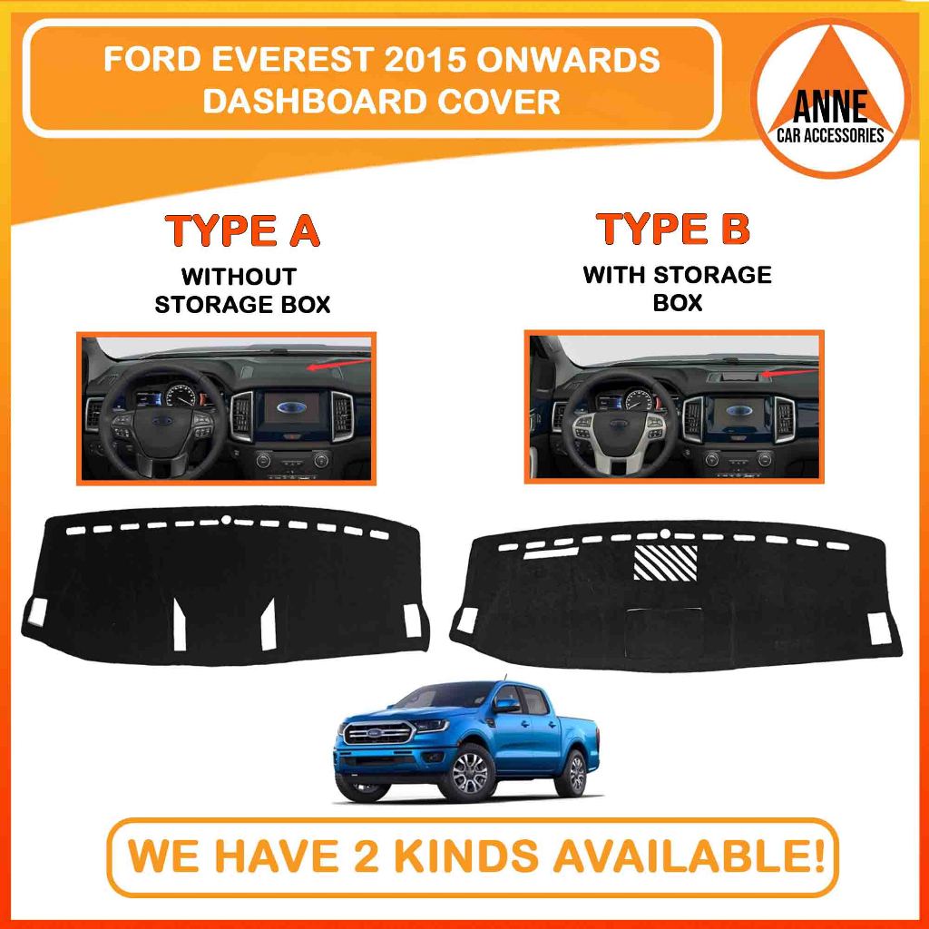 Ford Everest Dashboard Cover 2016 - 2022 High Quality Anti UV Sun ...