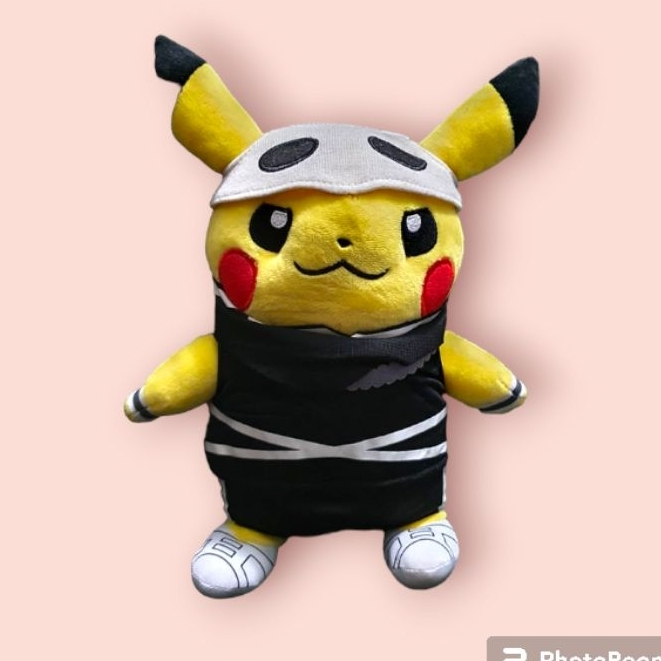 PIKACHU - TEAM SKULL COSPLAY Plushie Pokemon (11 inch) Pokemon Center ...