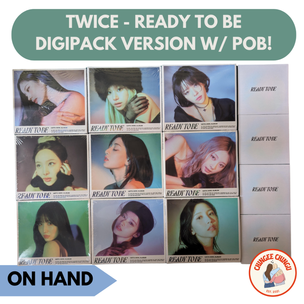 [ONHAND] TWICE - READY TO BE SEALED DIGIPACK with GEN POB | OFFICIAL ALBUM | Shopee Philippines