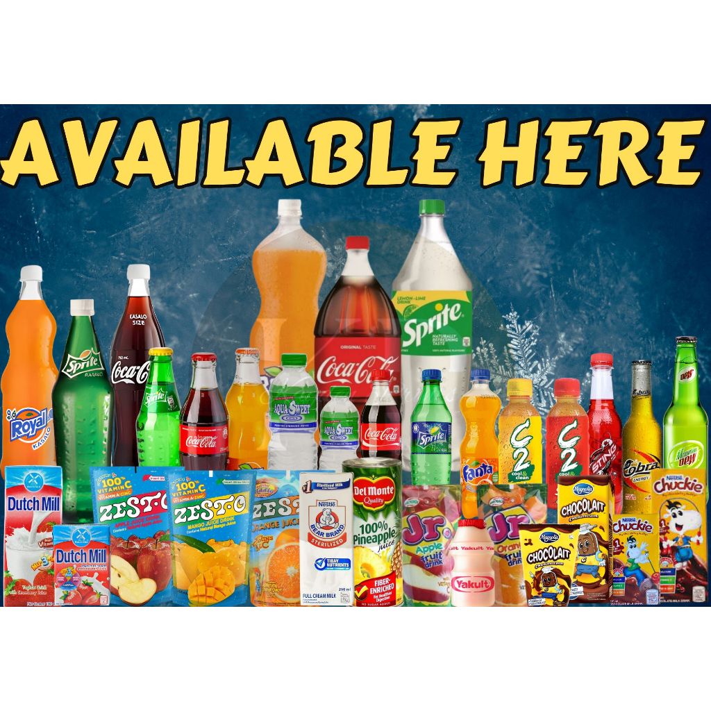 Signages for sari sari store A4 Size Laminated/Pvc/Sintra board high ...