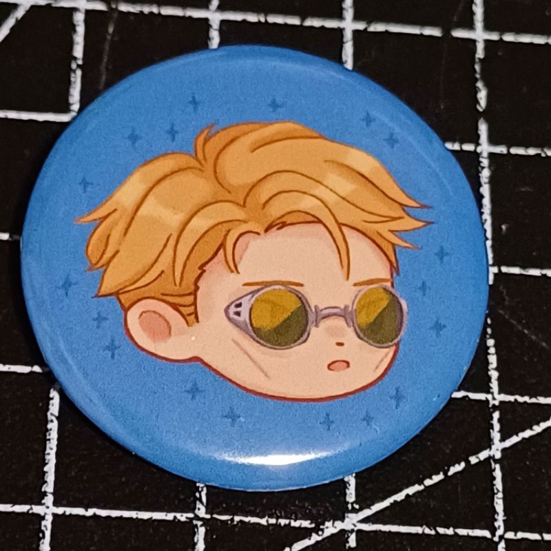 Jujutsu Kaisen - Button Pins 1.25" (JJK Gojo, Geto, Megumi, Choso, Yuji ...