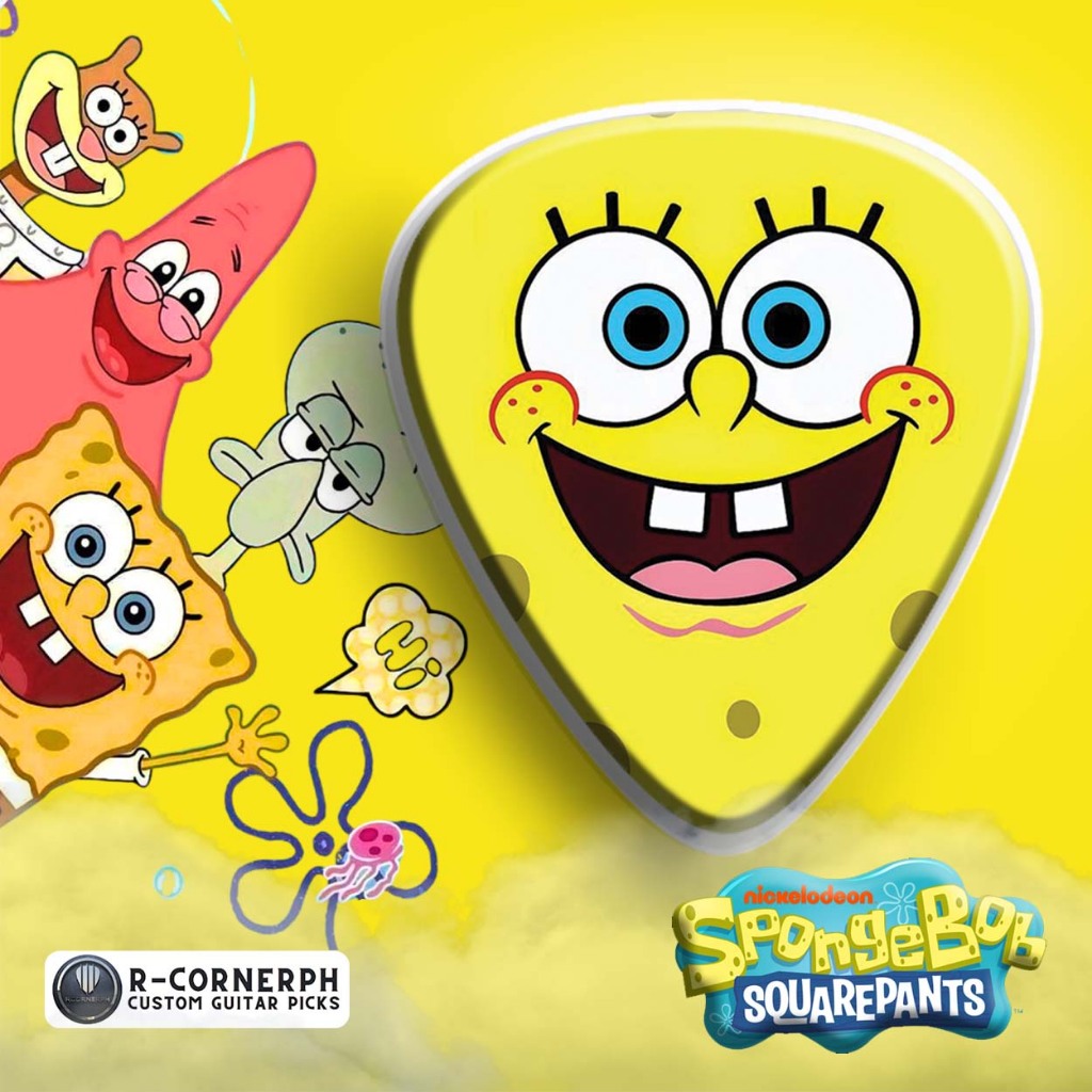 SPONGEBOB SQUAREPANTS AND FRIENDS Customized Guitar Pick Music String ...