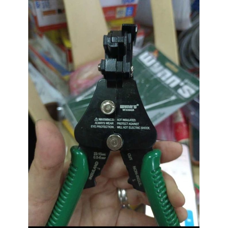 Wynns heavy duty automatic wire strippers wire crimping plier | Shopee ...