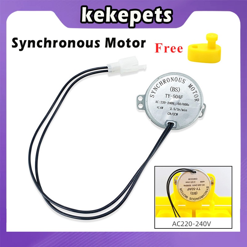 Synchronous Egg Turner Motor 220V AC Chicken Egg Turner Rotator ...