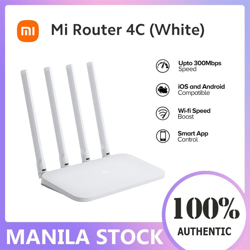 Xiaomi Mi Router 4C 300Mbps Wireless Router Extender Wifi Repeater | Shopee Philippines