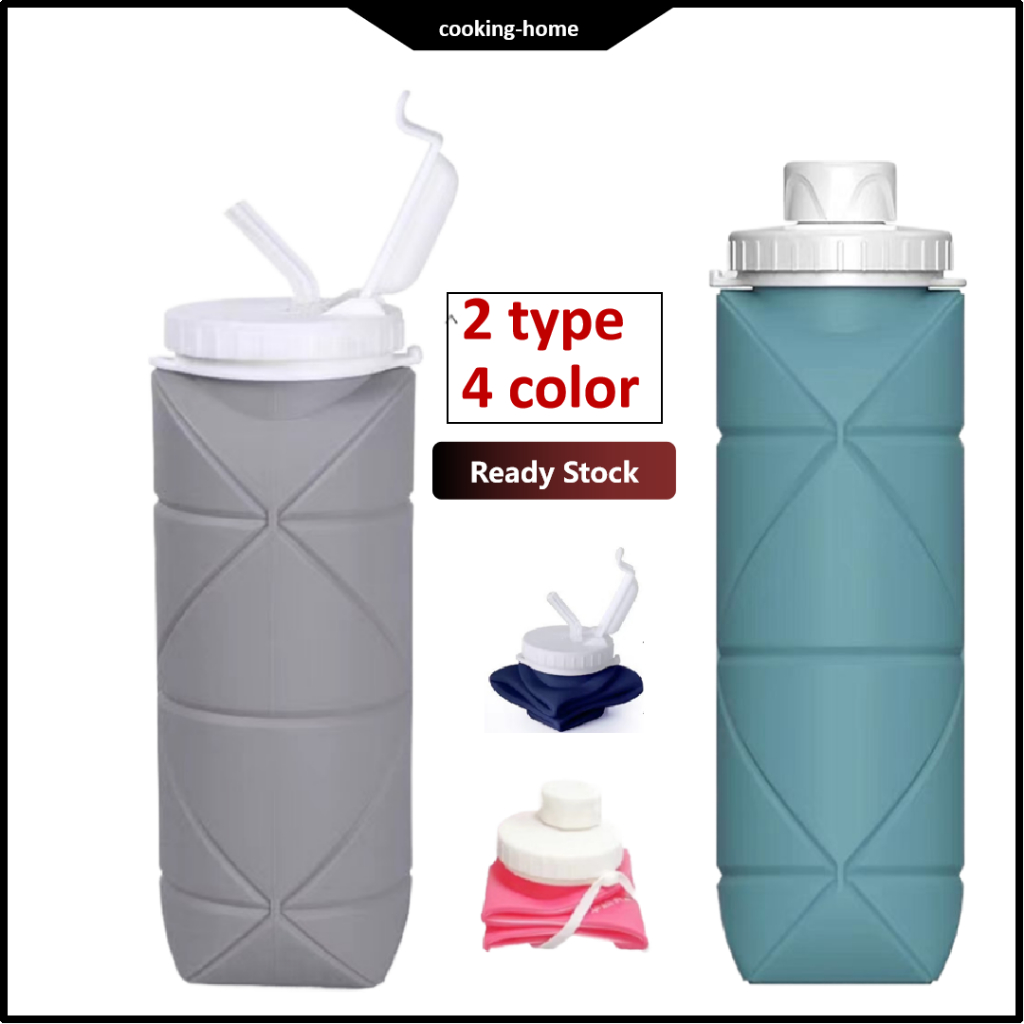 portable tumbler collapsible water bottle foldable expandable foldable ...