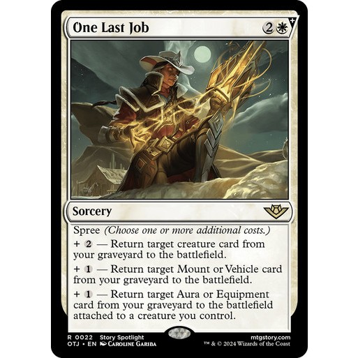 One Last Job - Outlaws of Thunder Junction (OTJ) | Shopee Philippines