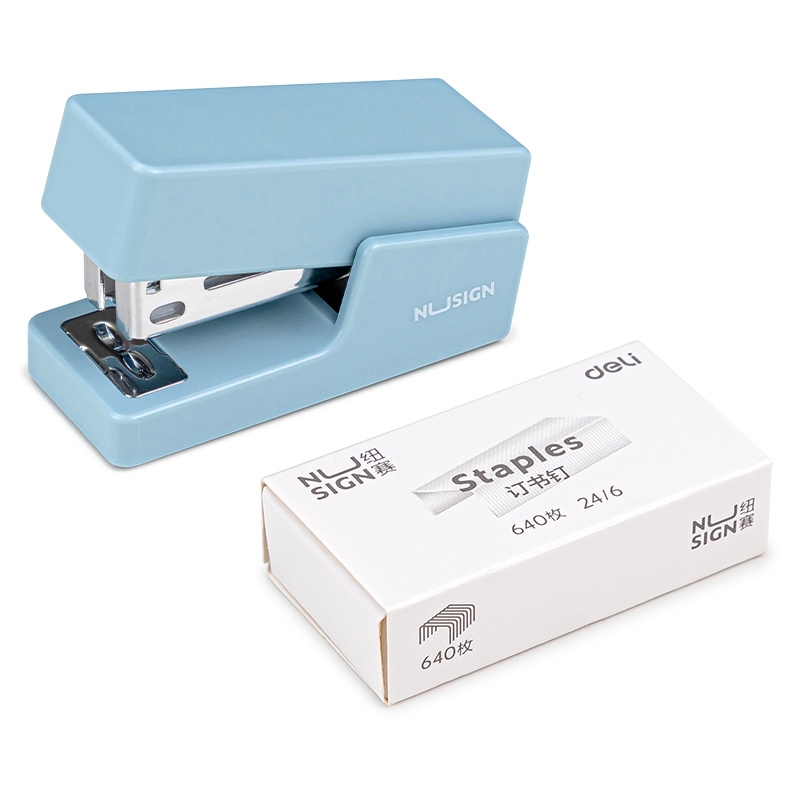 Deli NS083 NuSign Stapler 12 Sheets with 24/6 and 26/6 Staples [79NS083 ...