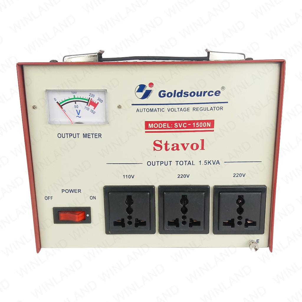 Goldsource by Winland Servo Motor AC AVR 100% Efficiency1500W Automatic ...