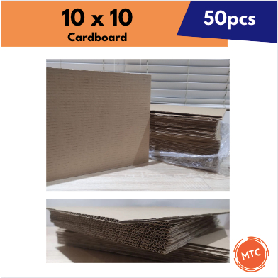 50pcs. Cardboard 10x10 Inches Corrugated Card Board Pads For Packaging ...