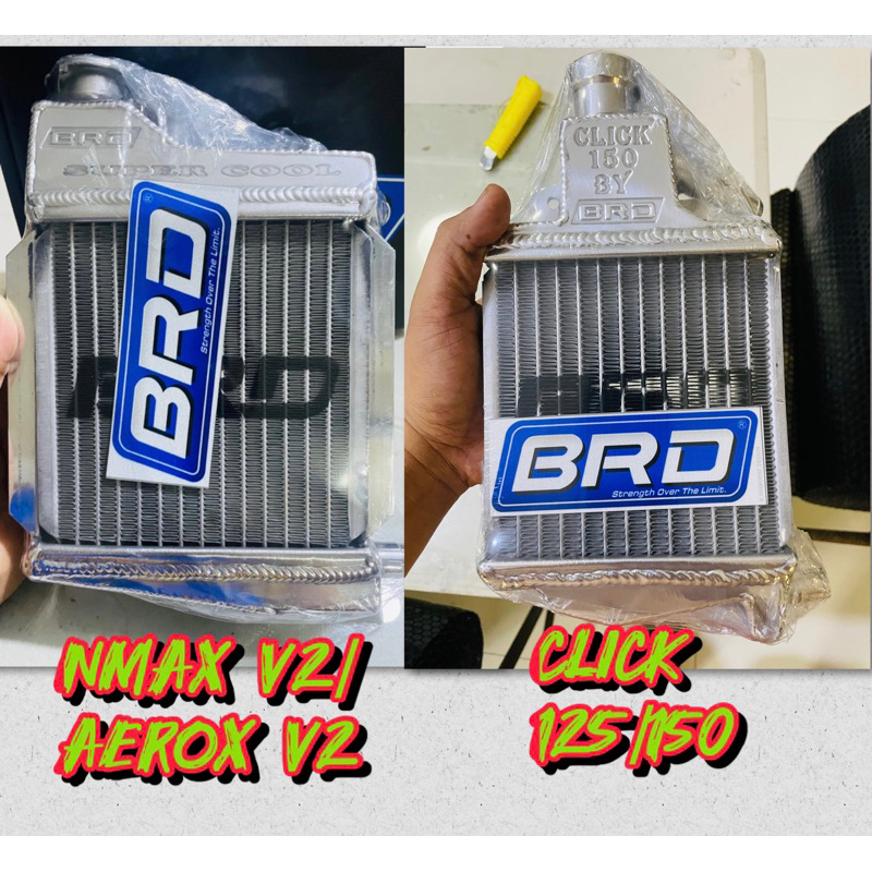 BRD SMOK RADIATOR for NMAX V2/ AEROX V2, CLICK125/150, ADV150, PCX150 ...