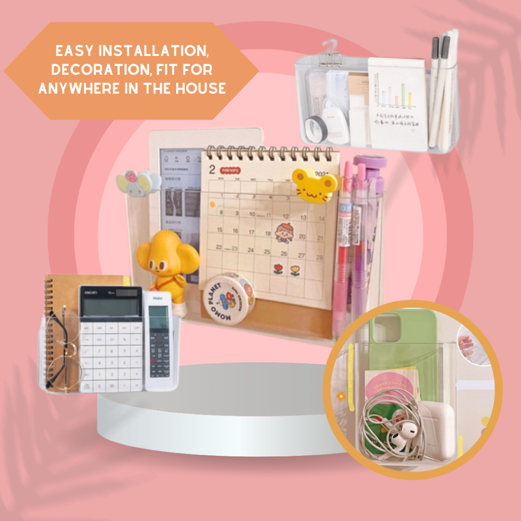 Multifunctional Acrylic Wall Hanging Box Sundries Wall-mounted storage ...