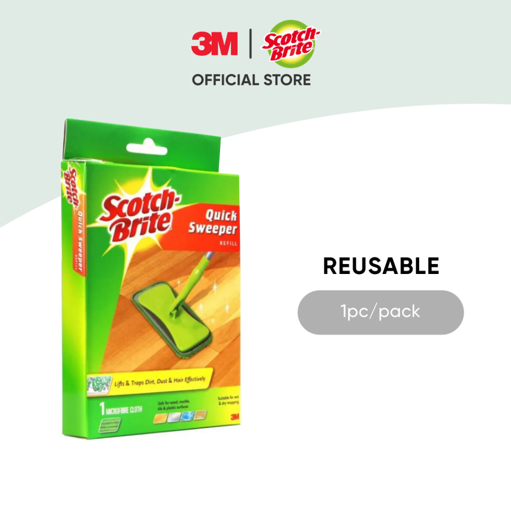 3M™ Scotch-Brite® Quick Sweeper Mop Refill 1pc/pack | Shopee Philippines