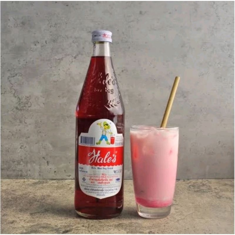 [Authentic] Thai Hale's Syrup Blue Boy for Thai Pink Milk | Shopee ...