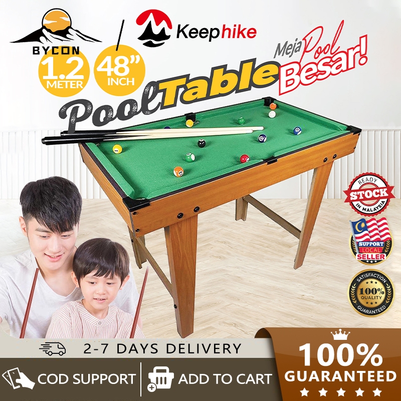 Mini billiard Table for Kids wooden with tall feet pool table set ...