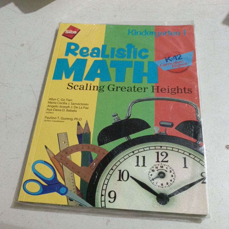 Realistic Math (Kindergarten) | Shopee Philippines