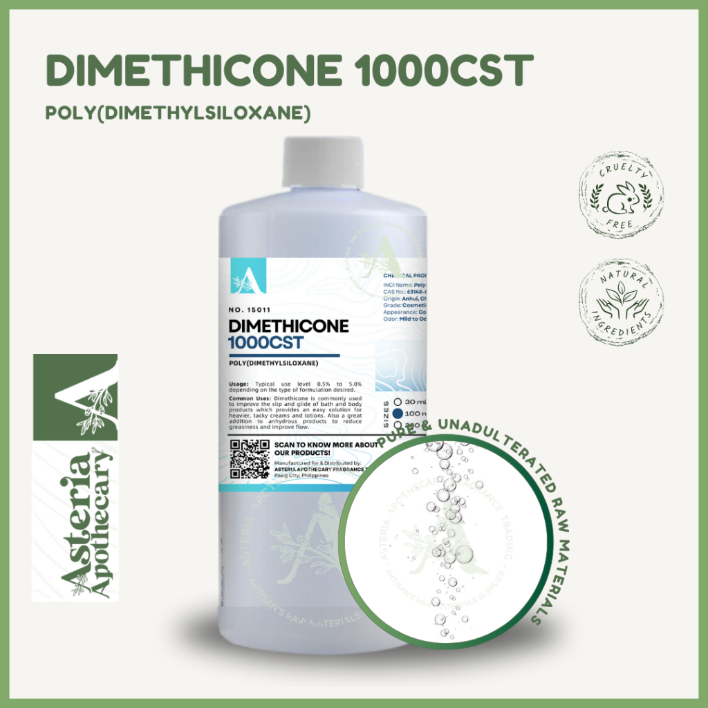 Dimethicone 1000CST (250ML, 500ML & 1L) - Asteria Apothecary | Shopee ...