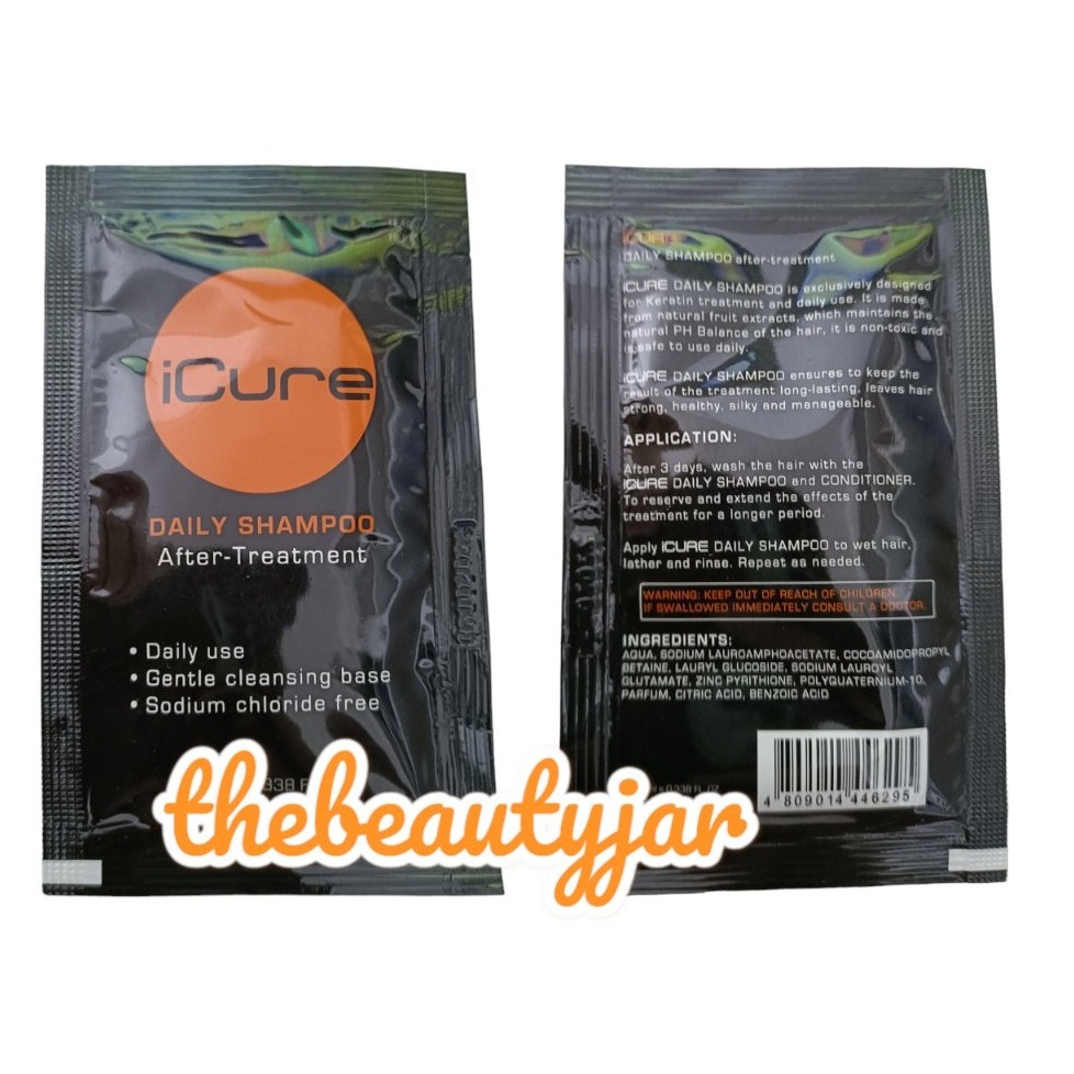 Icure Daily Shampoo After Treatment In Sachet 10Ml | Shopee Philippines