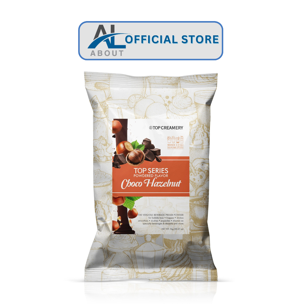 TOP Creamery Chocolate Hazelnut Flavor Powder 1kg | Shopee Philippines