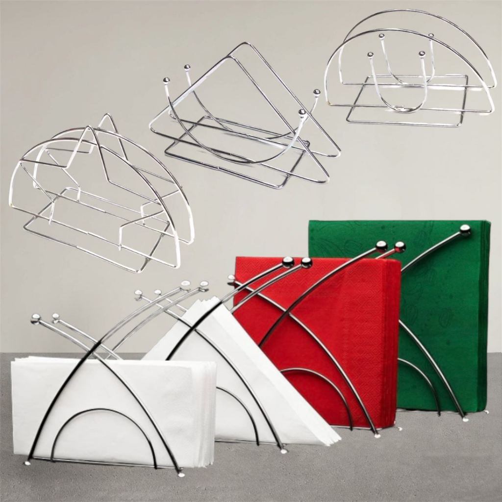 Stainless napkin holder for table organizer paper tower holder ...