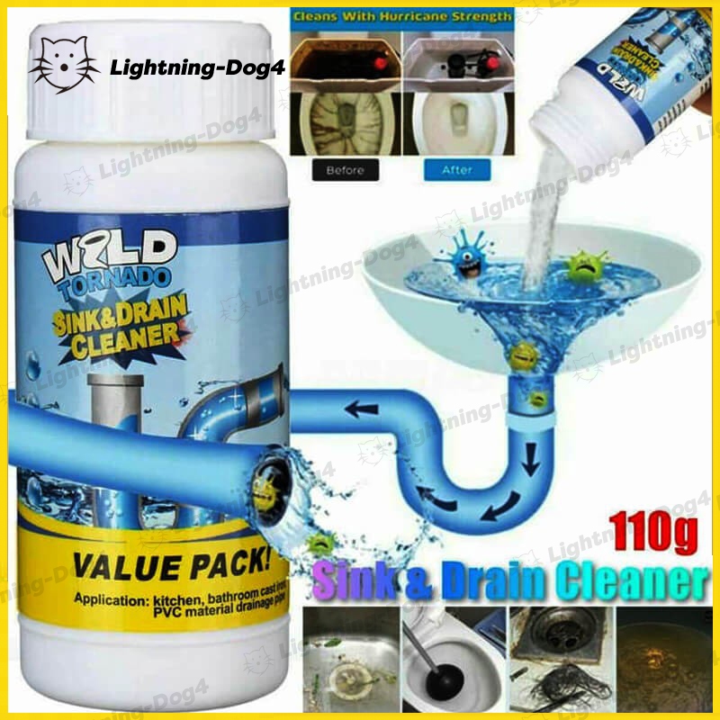 1Pcs Pipe Dredging Agent Dissolve blockage Toilet Sink Unclog Cleaner ...