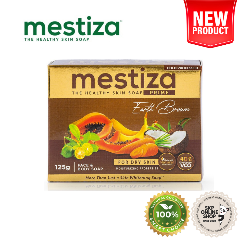 Mestiza Prime Soap Earth Brown 125g | Shopee Philippines
