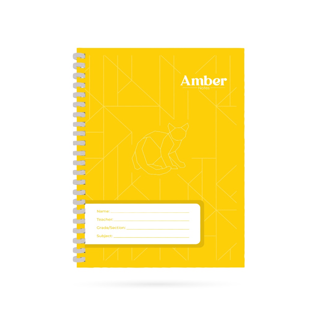 AMBER NOTES Soft Ring Notebook Color Coding 20cm x 15cm | Shopee ...
