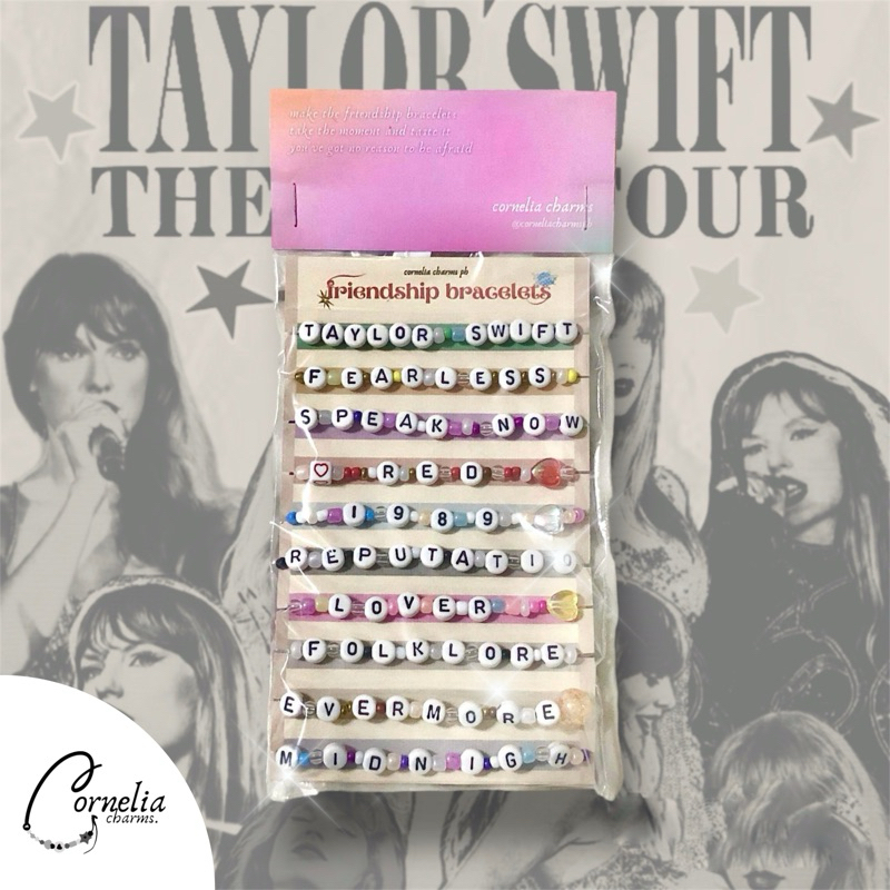 Taylor Swift Album Inspired Beaded Bracelets | Taylor Swift Friendship ...
