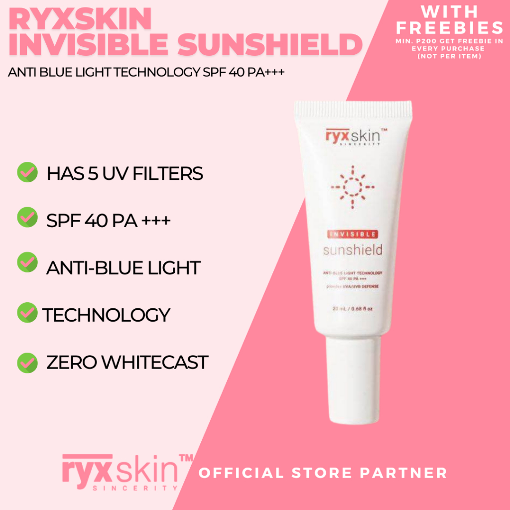 RyxSkin Sunshield & Invisible Sunshield Products | Shopee Philippines
