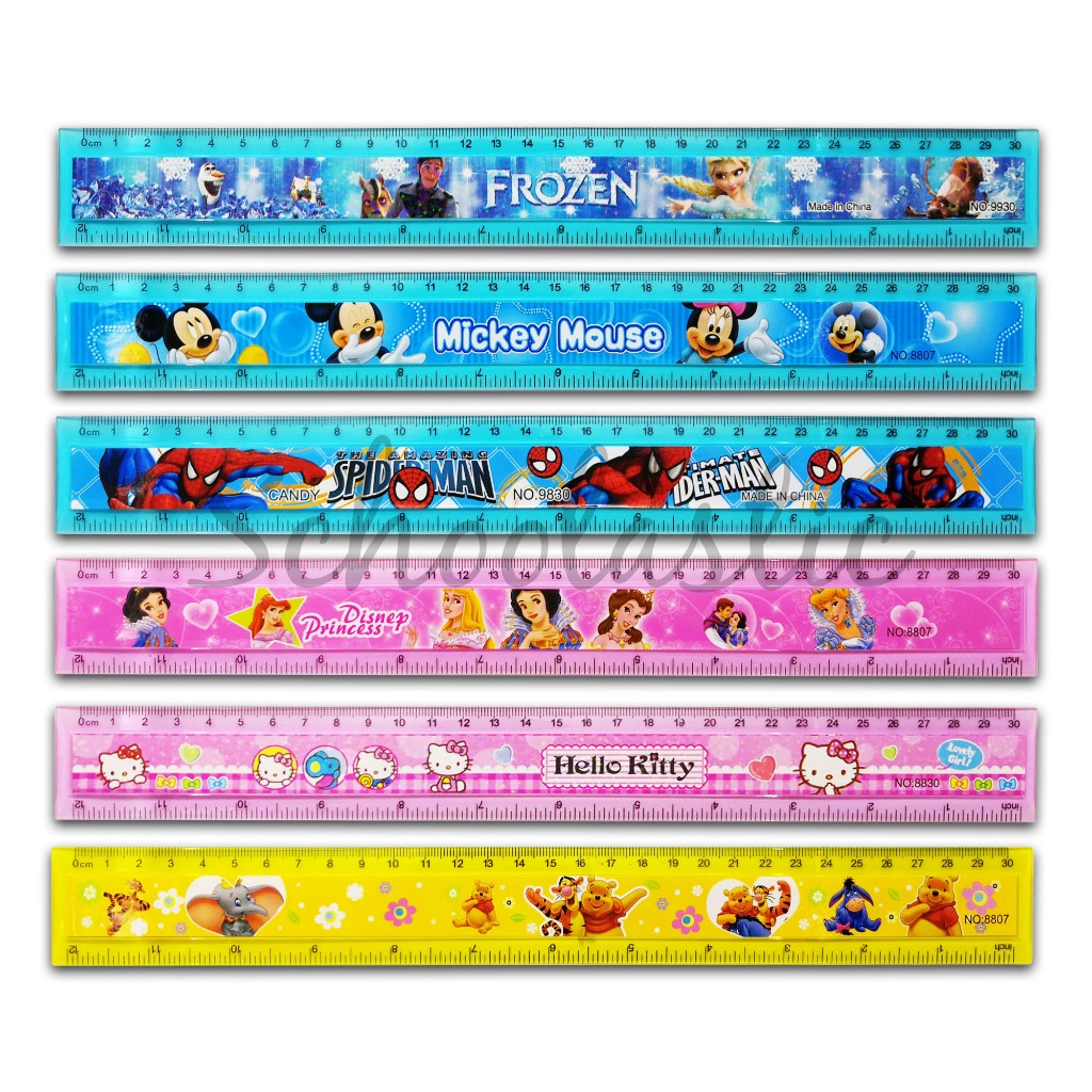 Character Ruler 30cm | Shopee Philippines