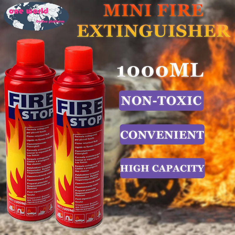 AIC Portable Fire Extinguisher For Car 1000ml Household Foam School ...