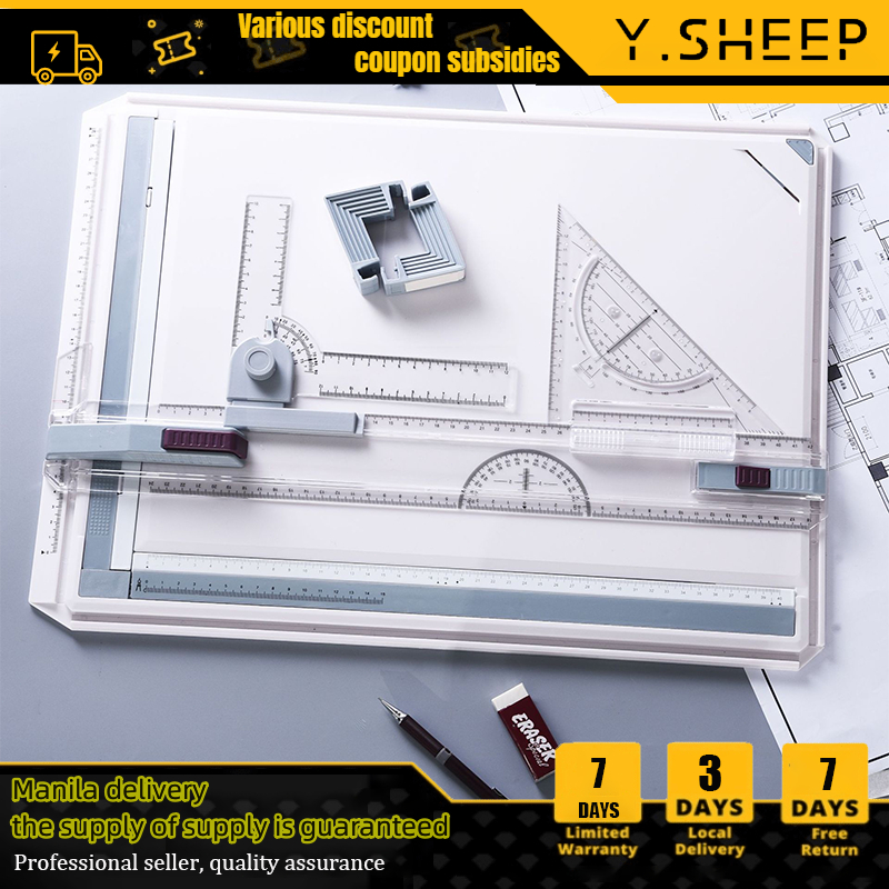 A3 Drawing BoardDrafting Tables with Parallel Motion Angle Measuring ...