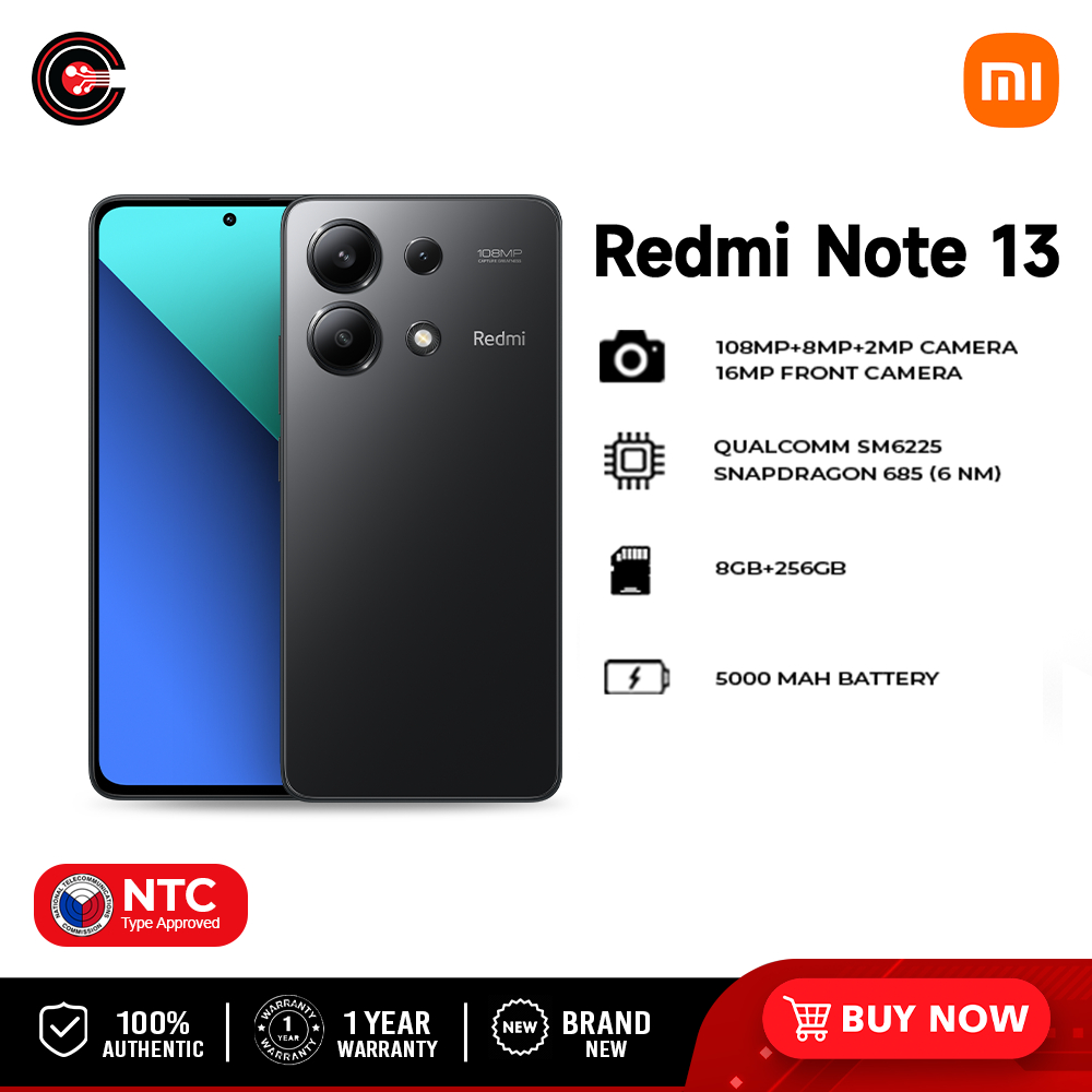 Xiaomi Redmi Note 13 8Gb+256Gb | Shopee Philippines