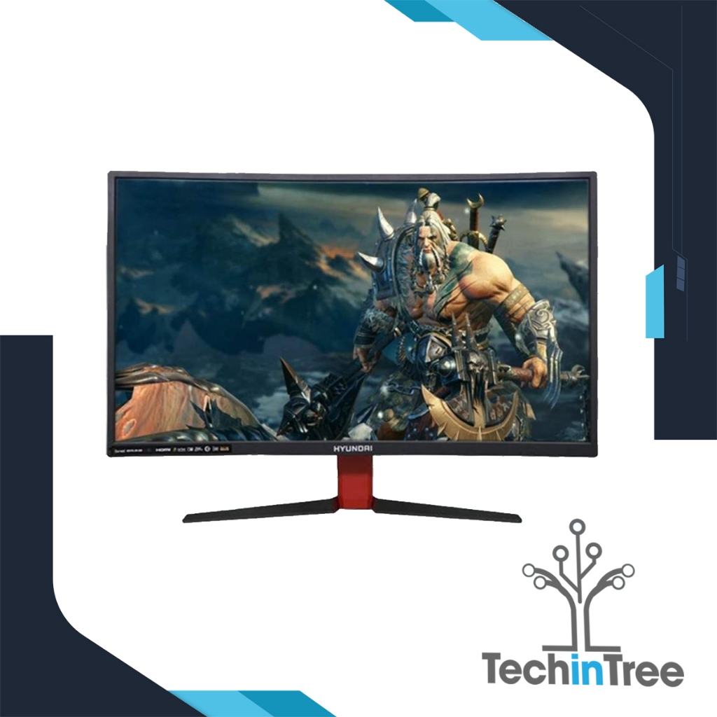 HYUNDAI HY27CLGA Monitor LED 27" 1920 x1080 Gaming Curve FHD/DVI/HDMI/DP 144HZ w/ AMD Freesync ...