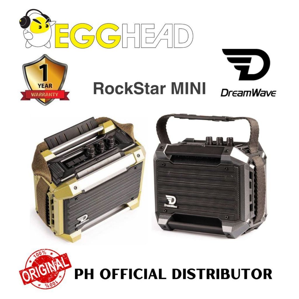 DreamWave Rockstar Mini Outdoor Portable Bluetooth Speaker | Shopee Philippines