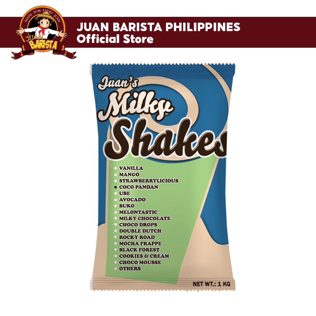 Juan Barista Buko Pandan Flavored Milky Powder for Milk Shake, Milk Tea ...