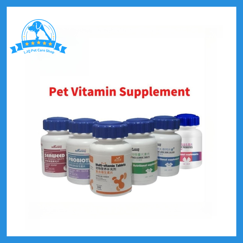 180pcs Vitamin Pet Dog Supplement Cat Vitamin Multivitamin Probiotics ...